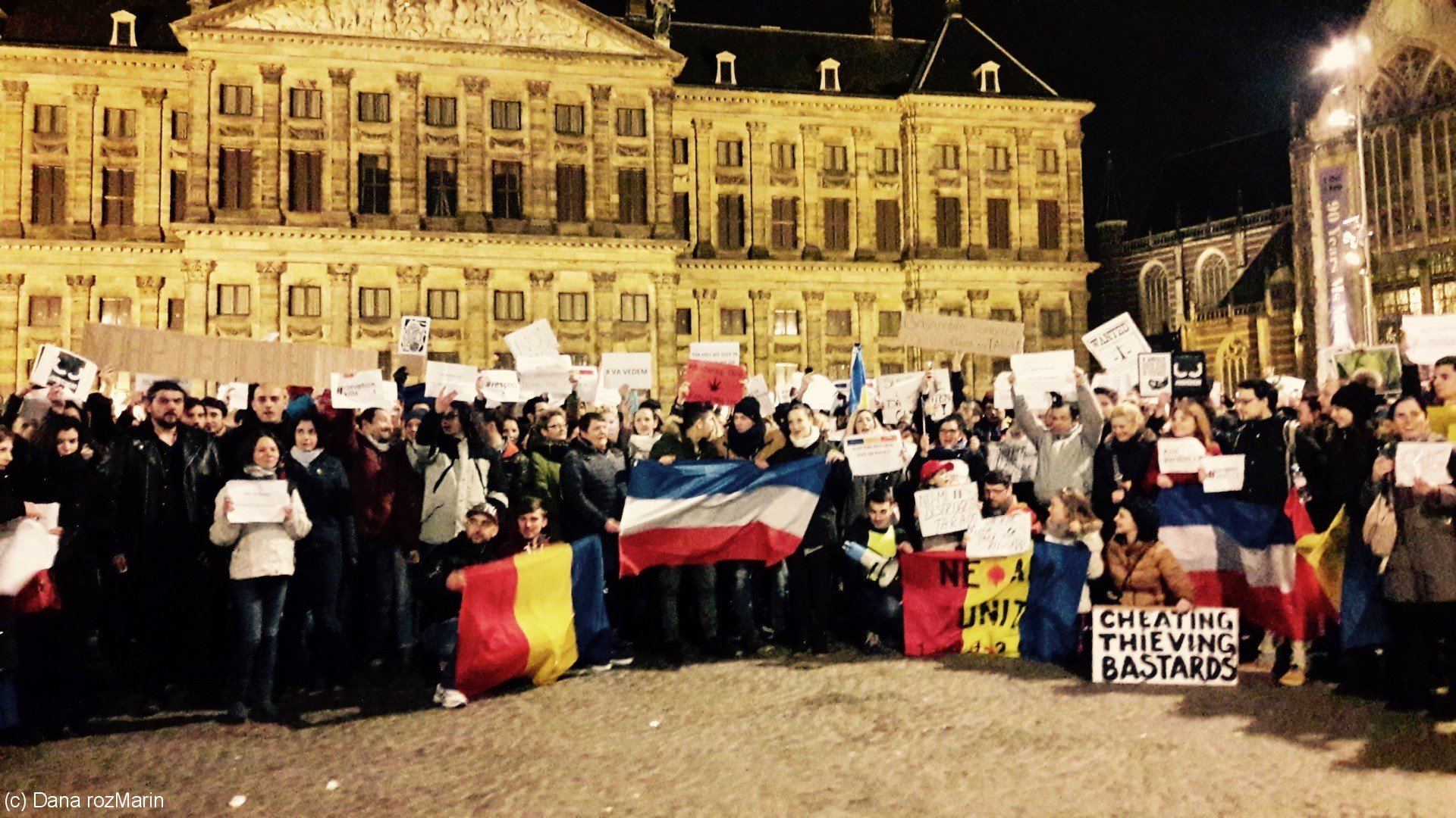 Protest anticorupție în Olanda. Suntem departe, dar ne pasă | Dana rozMarin
